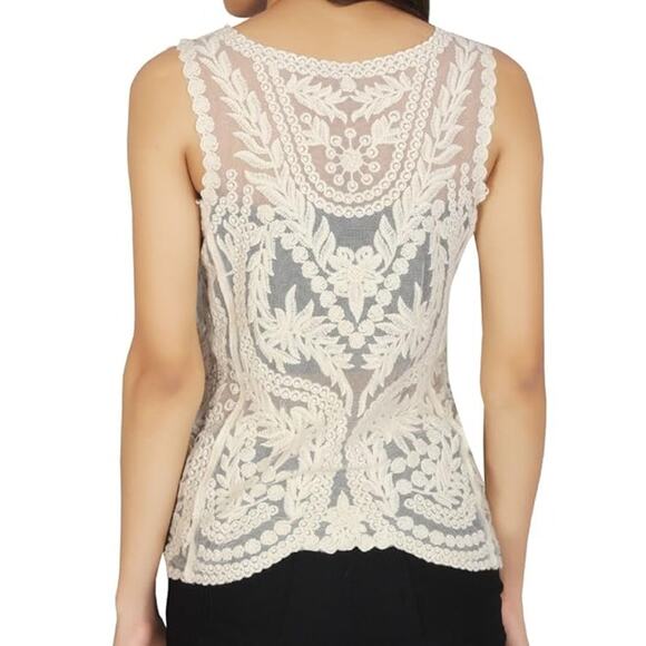 Pins & Needles | Tops | Pins And Needles Tank Top Women L Cream White ...